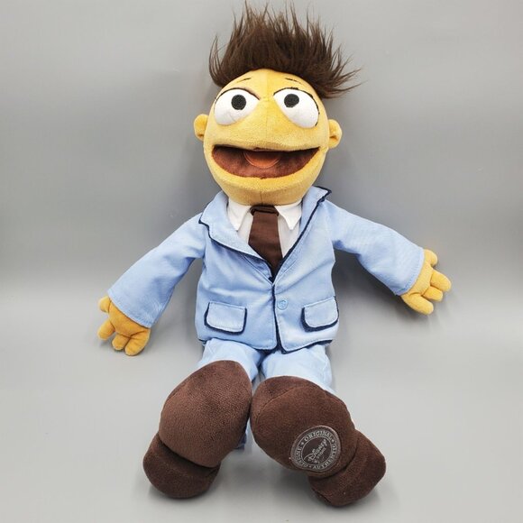 Disney | Toys | Muppets Walter Plush Bean Bag Doll Blue Suit Disney ...
